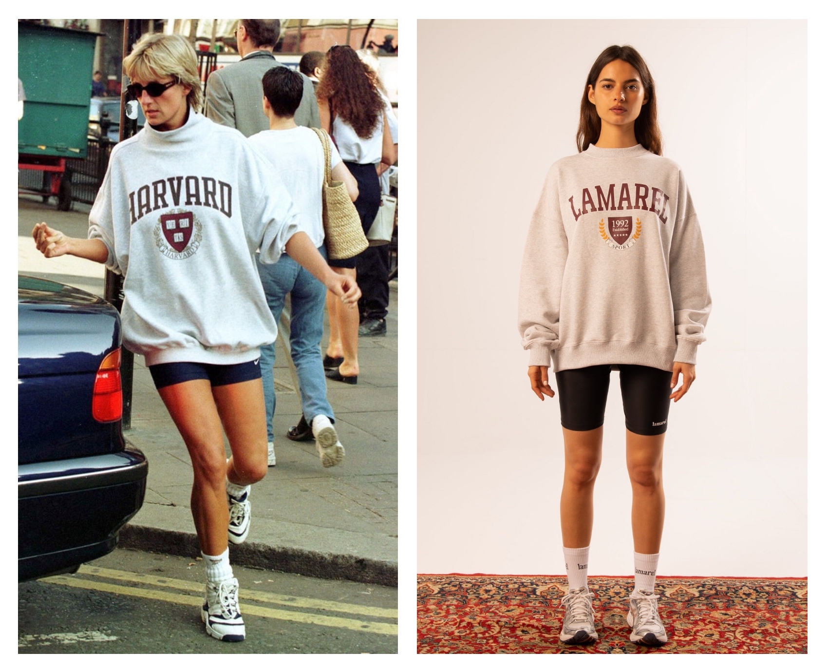 La sudadera de Lady Di perfecta para ir al gym que puedes conseguir a ...